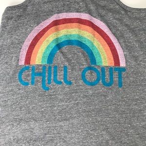 Chaser | Tops | Chaser Vintage Chill Out Rainbow Tank | Poshmark